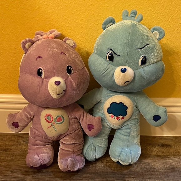 Care Bears | Toys | Large Nanco Share Bear Grump Bear Care Bears Lot ...